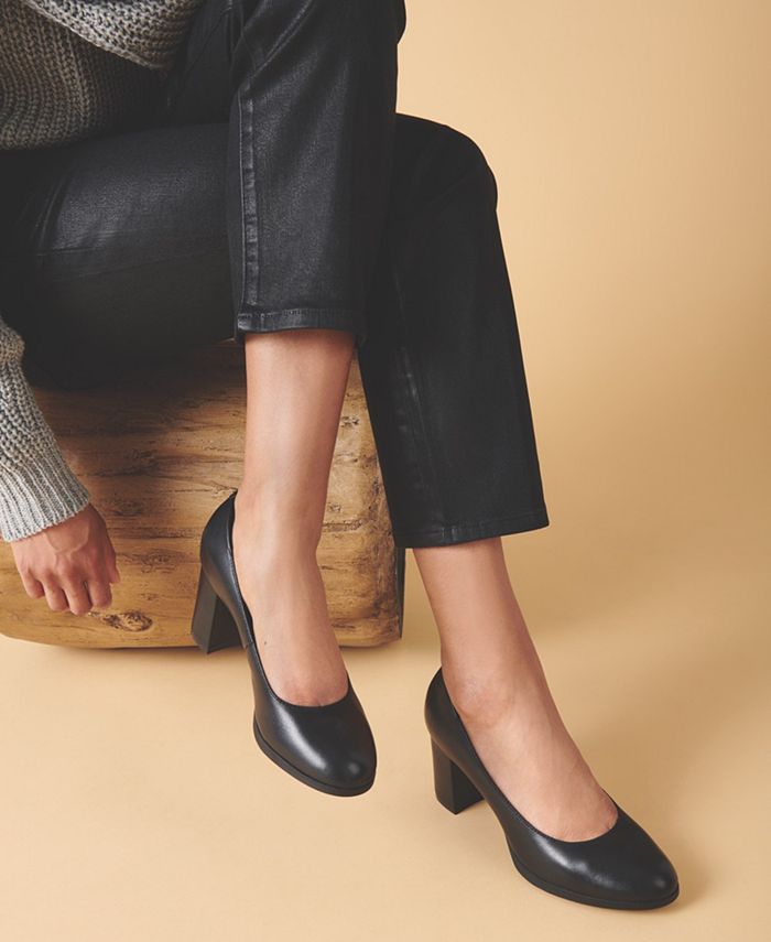 Clarks Women's Bayla Skip Slip-On Platform Dress Pumps - Macy's