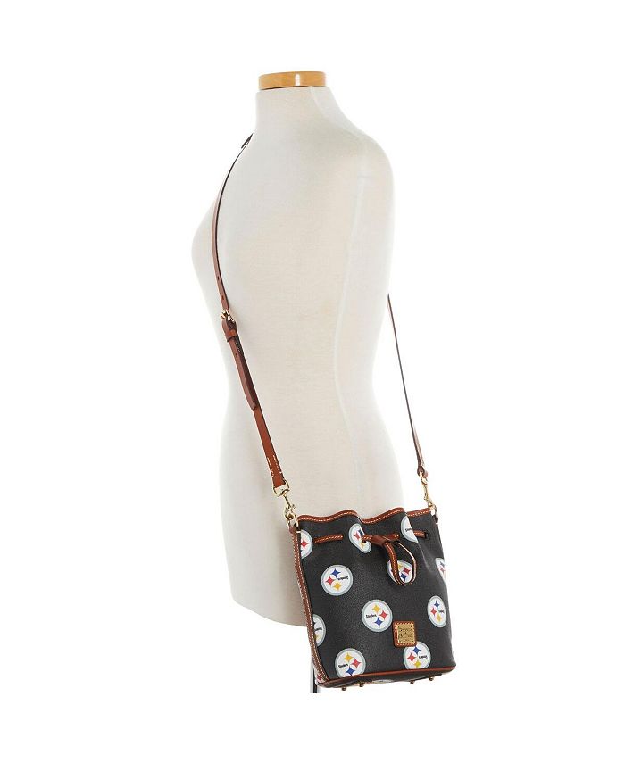 Dooney & Bourke Women's Pittsburgh Steelers Monogram Drawstring Purse ...