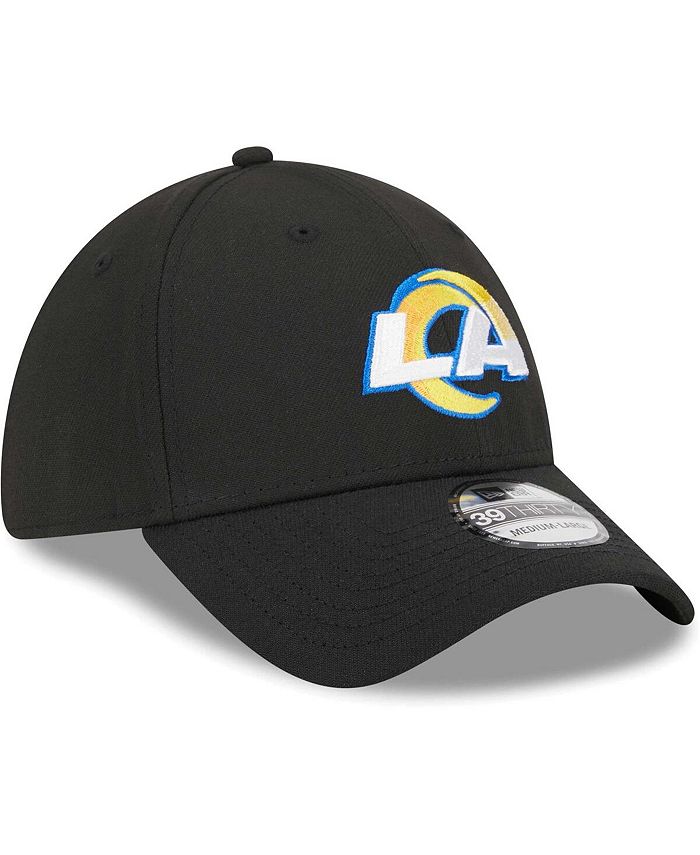 New Era Men's Black Los Angeles Rams Main 39THIRTY Flex Hat - Macy's