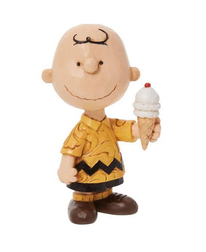 Enesco Peanuts Charlie Brown With Ice Cream Figure - Macy's
