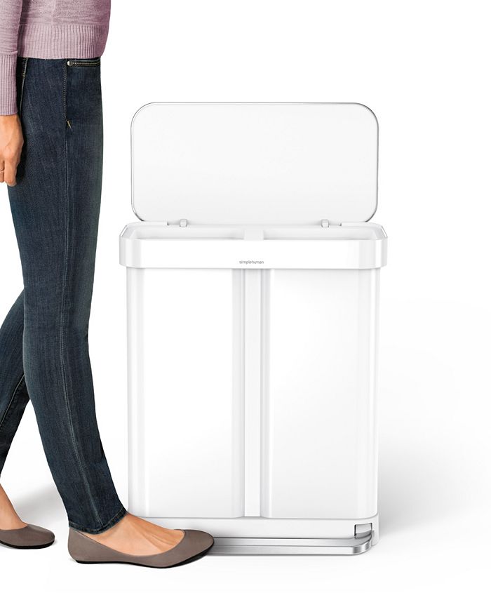 simplehuman 58" Liters Dual Compartment Recycler - Macy's
