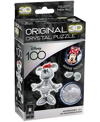 BePuzzled 3D Crystal Puzzle - Disney 100 Platinum Edition - Minnie ...