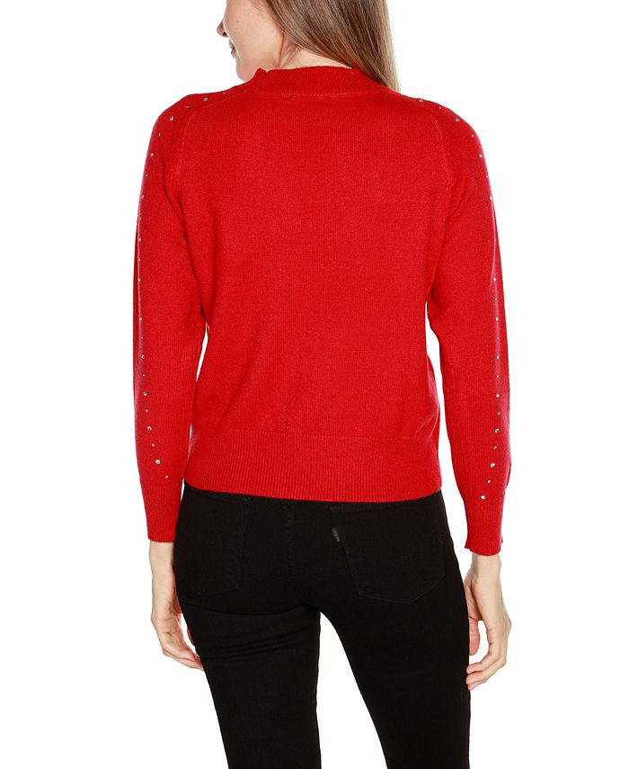 Belldini Women's Embellished Sweater - Macy's