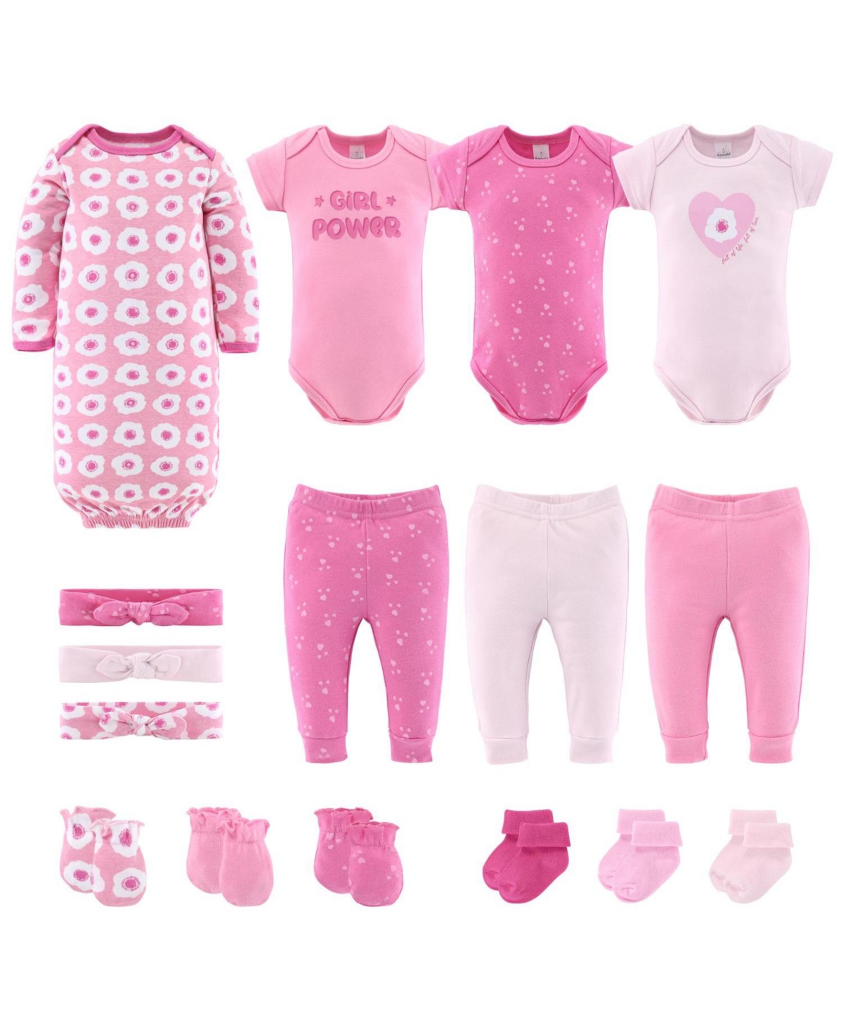 Click here for The Peanutshell Baby Girls Newborn Pretty Pink 16-... prices