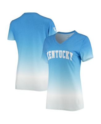 Boxercraft Women's Heathered Royal, Gray Kentucky Wildcats Ombre V-Neck ...