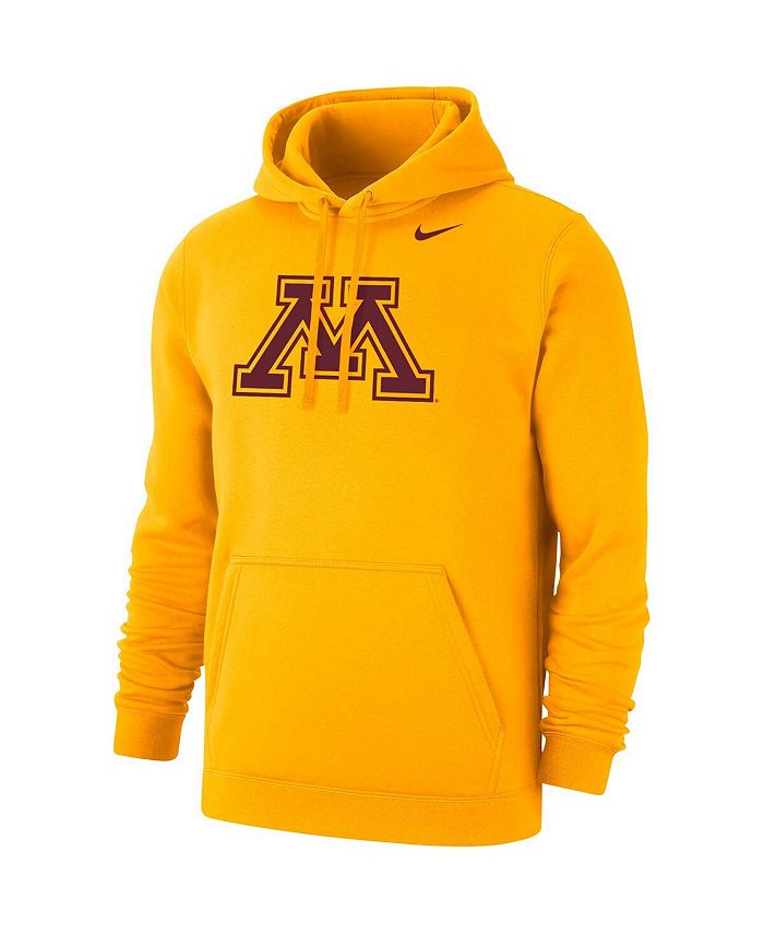 Nike Men's Gold Minnesota Golden Gophers Primary Logo Club Fleece ...