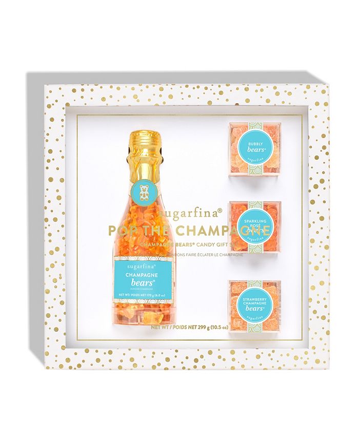 Sugarfina Holiday Pop the Champagne Exclusive Candy Gift Box, 4 Piece ...