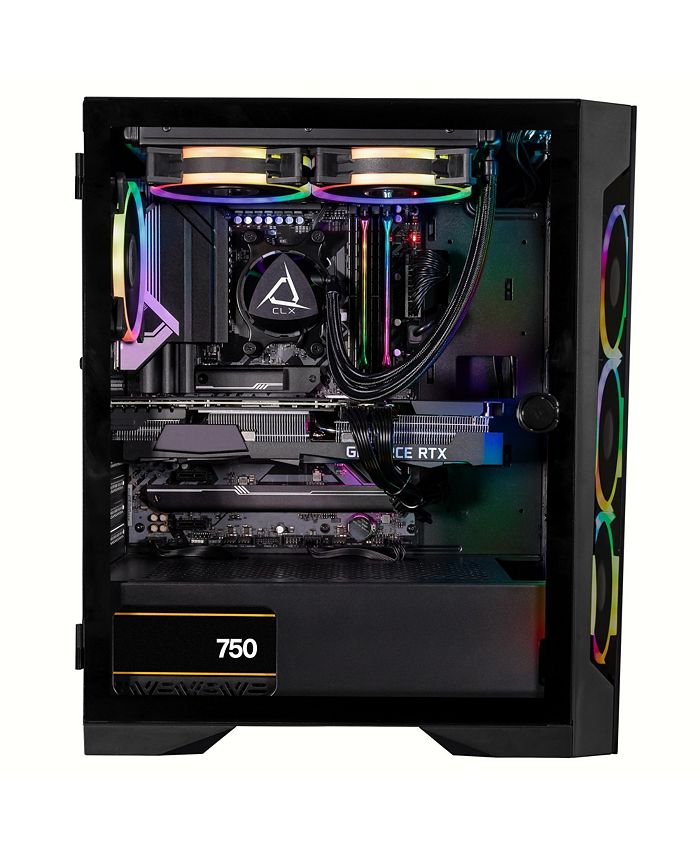 CLX SET Gaming Desktop - Liquid Cooled AMD Ryzen 7 7700X 4.5GHz 8-Core ...