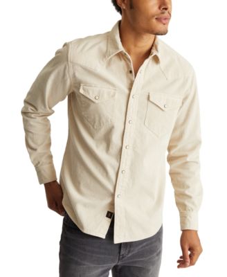 Frye Men's Long Sleeve Button-Front Corduroy Western Shirt - Macy's