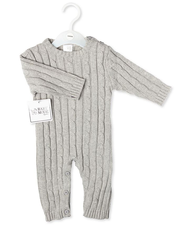 Baby Mode Signature Baby Boys or Baby Girls Long Sleeved Cable Knit ...