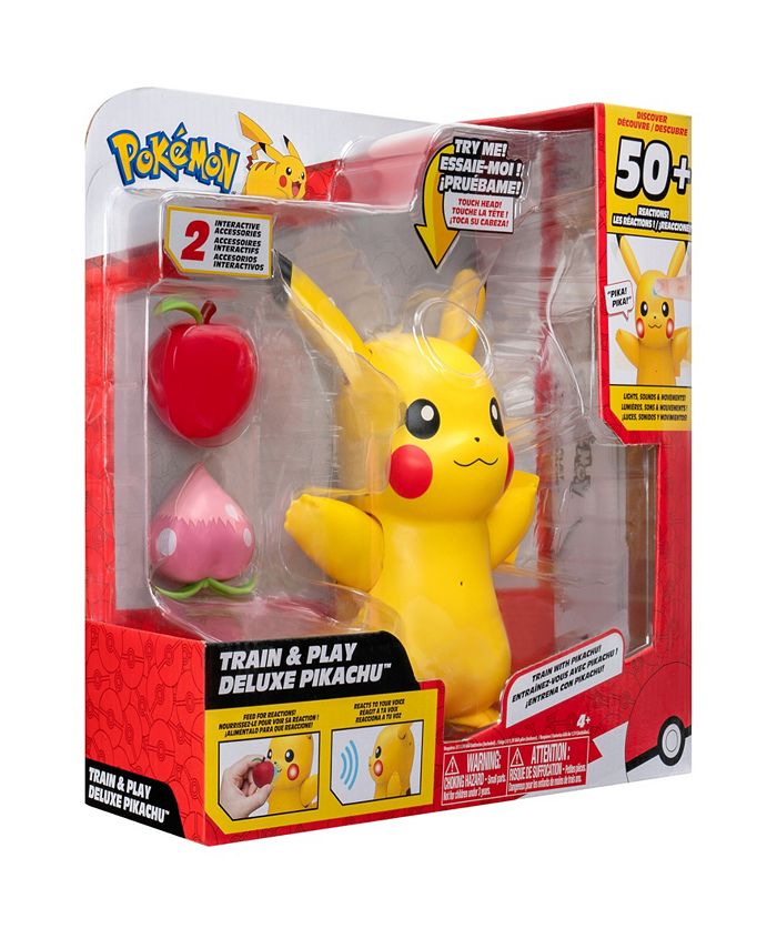 Pokemon Pikachu Train And Play Deluxe Interactive Action Figure Macys