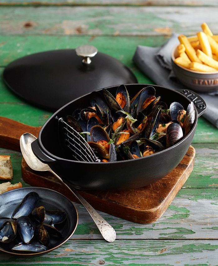 Staub Cast Iron 2-Qt. Mussel Pot - Macy's