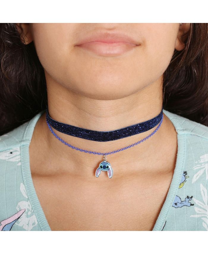 Disney Lilo & Stitch Necklace Trio - 3-Piece Choker Necklace Set with 1 ...