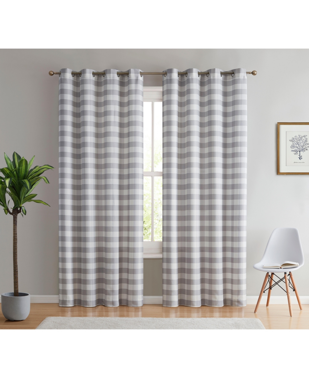 Click here for Hlc.me Hilltop Buffalo Check Textured Light Filter... prices
