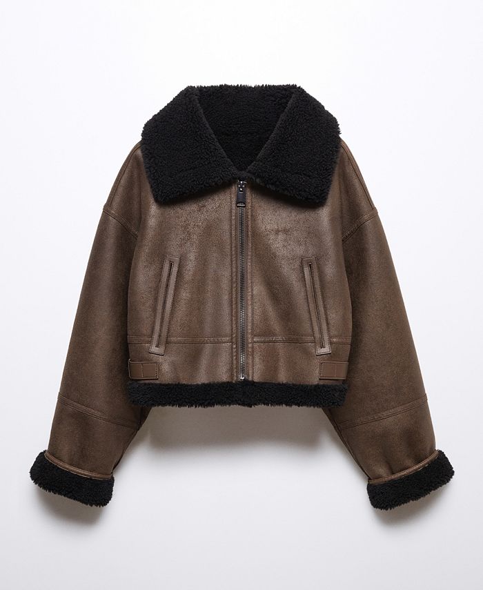 MANGO Women's Short Double-Sided Jacket - Macy's