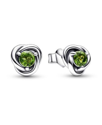 Pandora Birthstone Eternity Circle Stud Earrings - Macy's