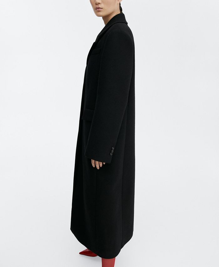 MANGO Women's Structured Wool Coat - Macy's