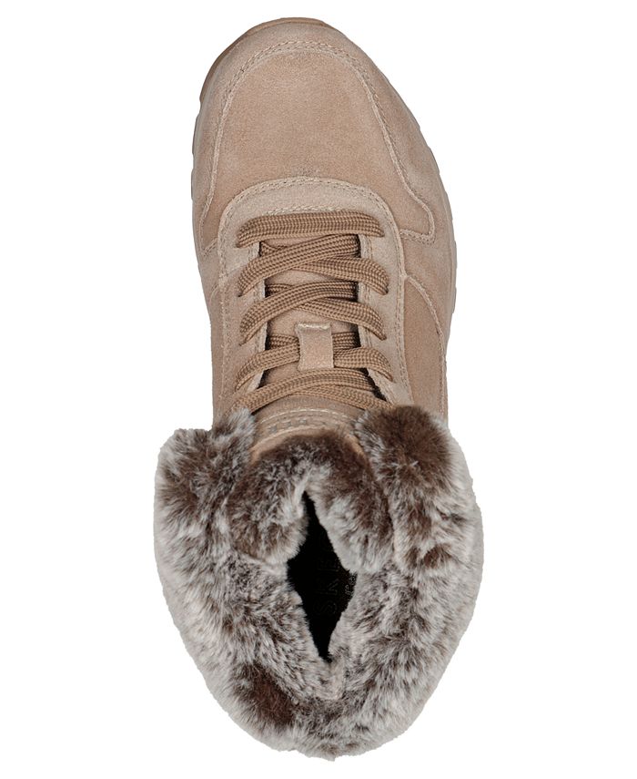 Skechers Women's Uno Rugged - Wintriness Sneaker Boots from Finish Line ...