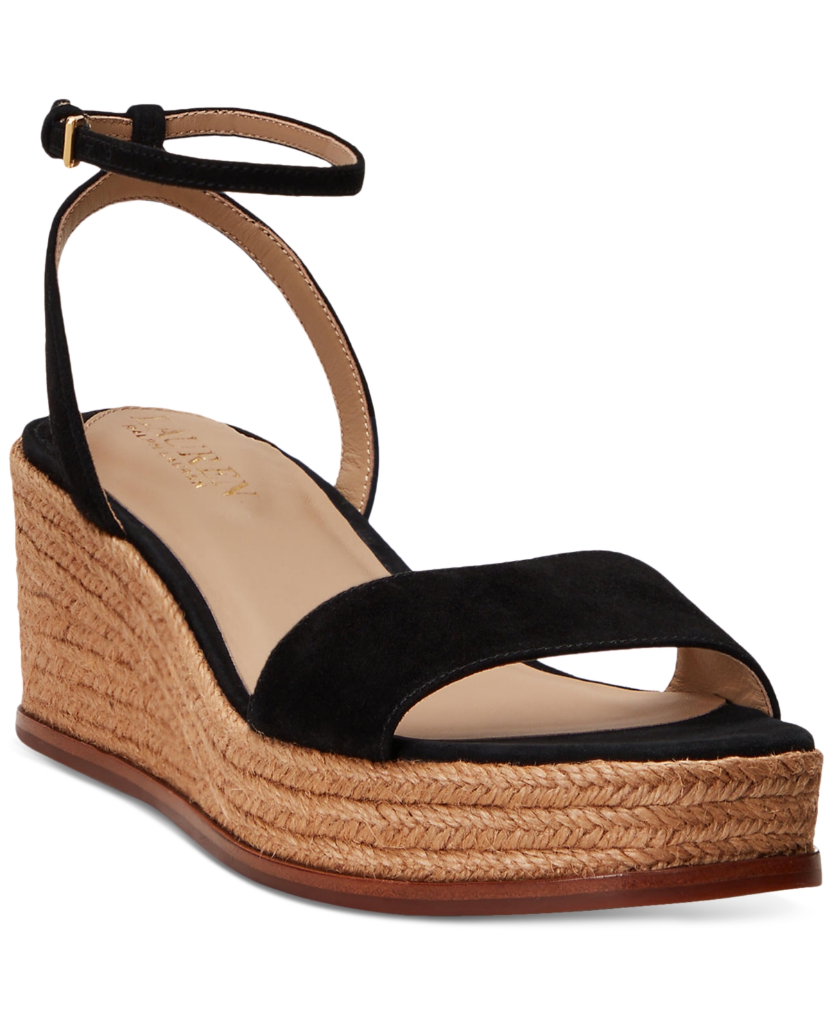 Click here for Lauren Ralph Lauren Womens Leona Espadrille Platfo... prices