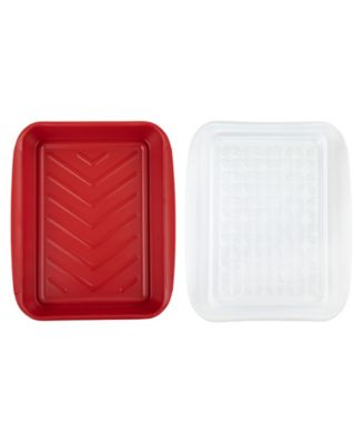 Tovolo Prep Serve Medium Marinade Tray Set - Macy's