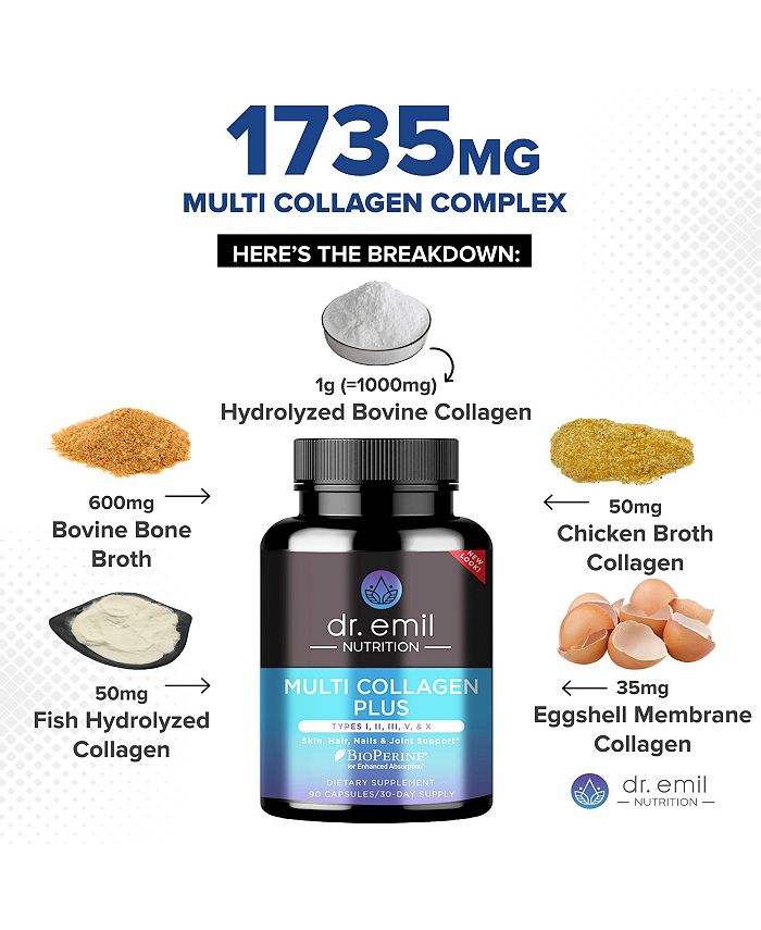 Dr. Emil Nutrition Multi Collagen Plus Capsules - Macy's