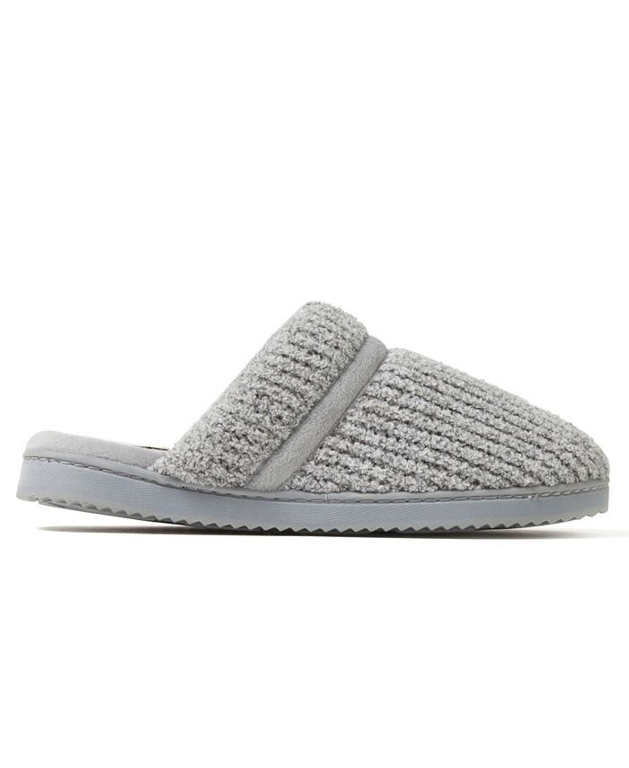 Dearfoams Women's Serena Marled Chenille Scuff Slippers - Macy's
