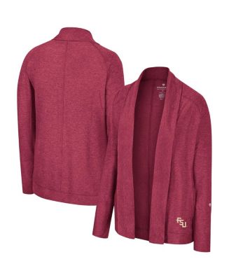 Women's Colosseum Garnet Florida State Seminoles Morningside Cardigan ...