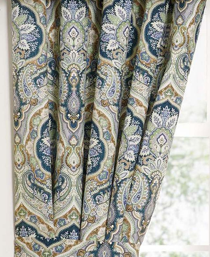Rose Tree Harrogate Paisley Window Panel Pair, 84" x 100" - Macy's