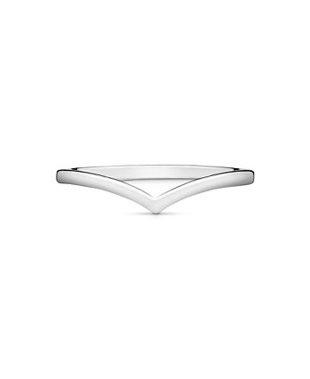 Pandora Sterling Timeless Polished Wishbone Ring - Macy's