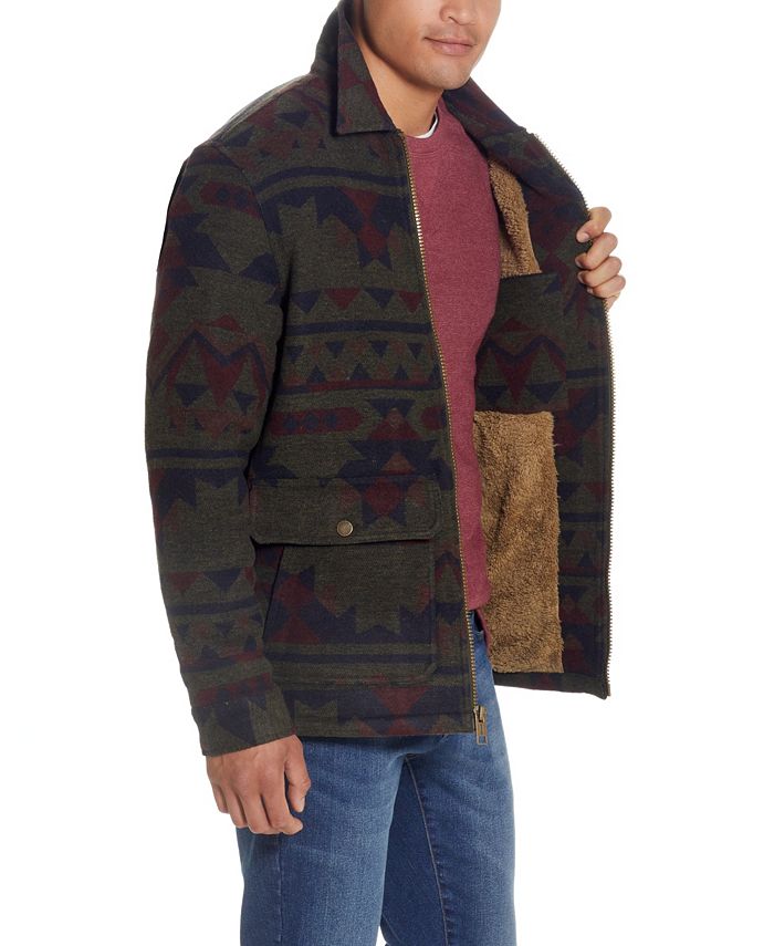 Weatherproof Vintage Men's Sherpa Lined Southwest Coat - Macy's Weatherproof Vintage Men's Sherpa Lined Southwest Coat - Macy's