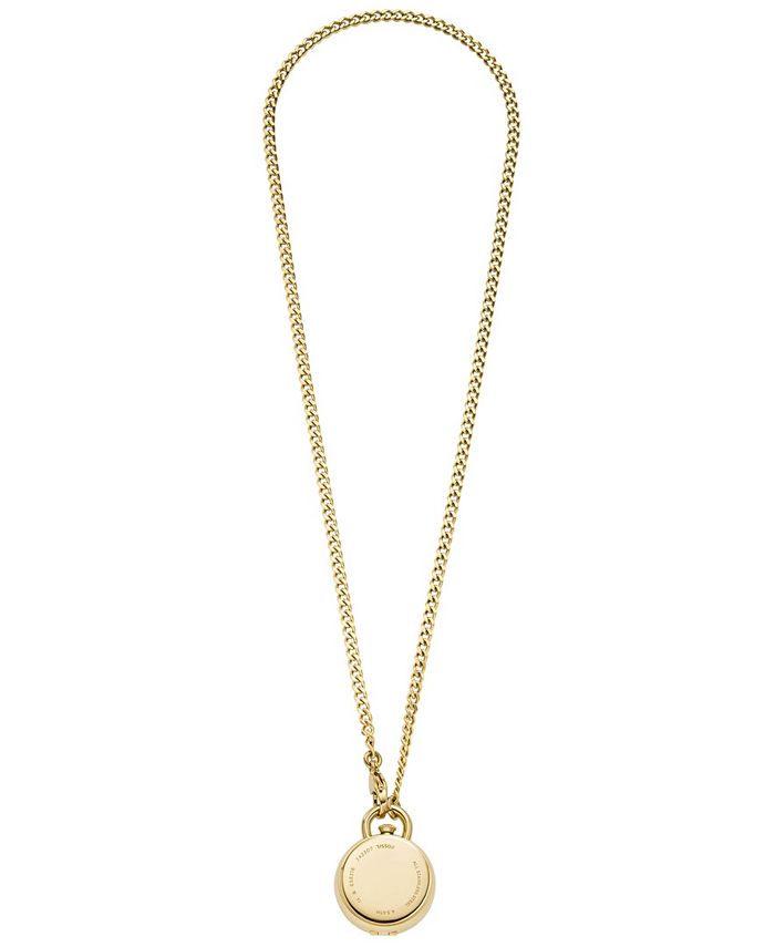 Fossil Women's Jacqueline Three-Hand Gold-Tone Stainless Steel Watch ...