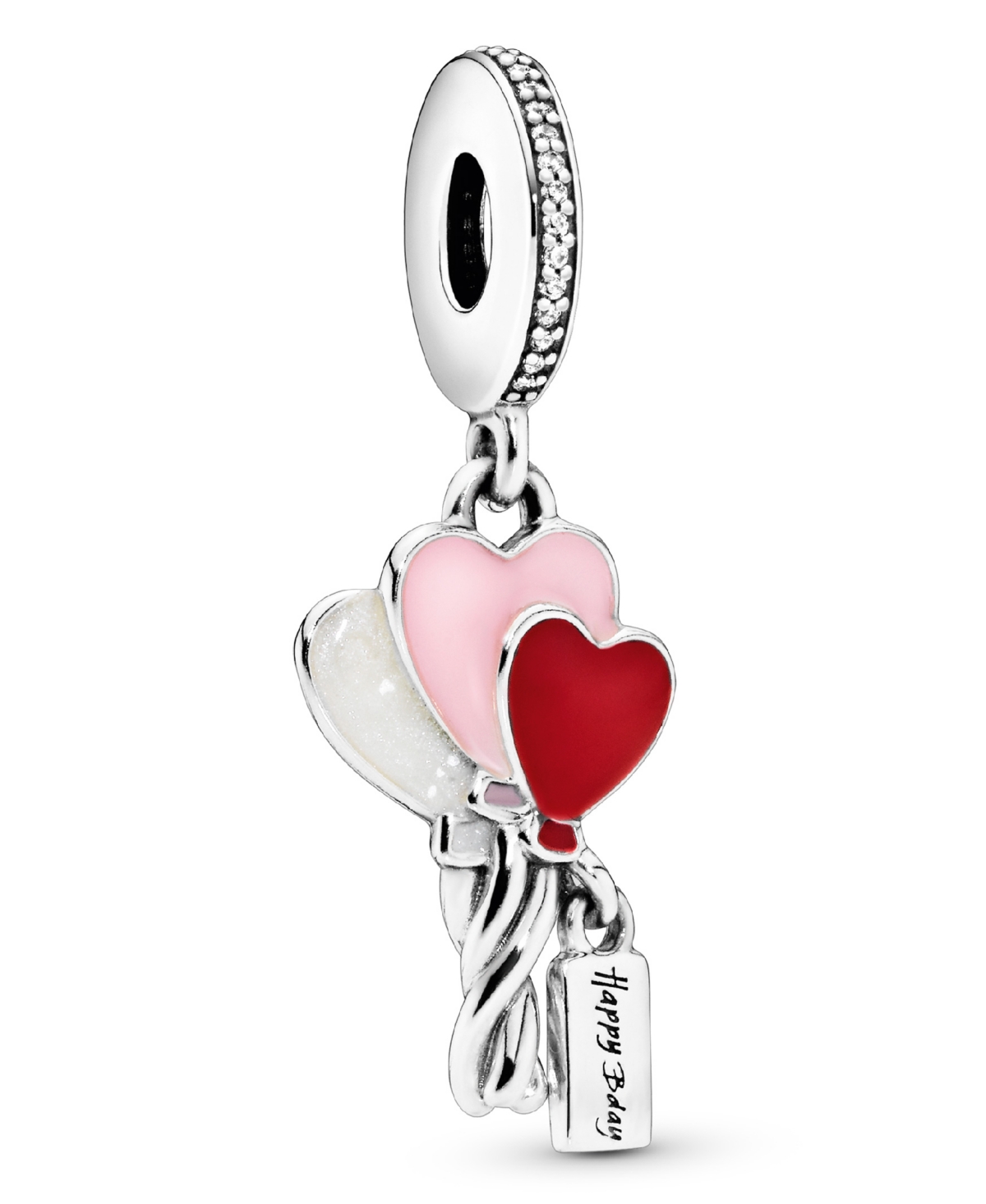 Click here for Pandora Cubic Zirconia Happy Bday Balloon Dangle C... prices