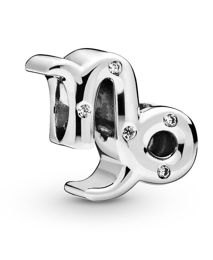 Pandora Sterling silver Zodiac Charm - Macy's