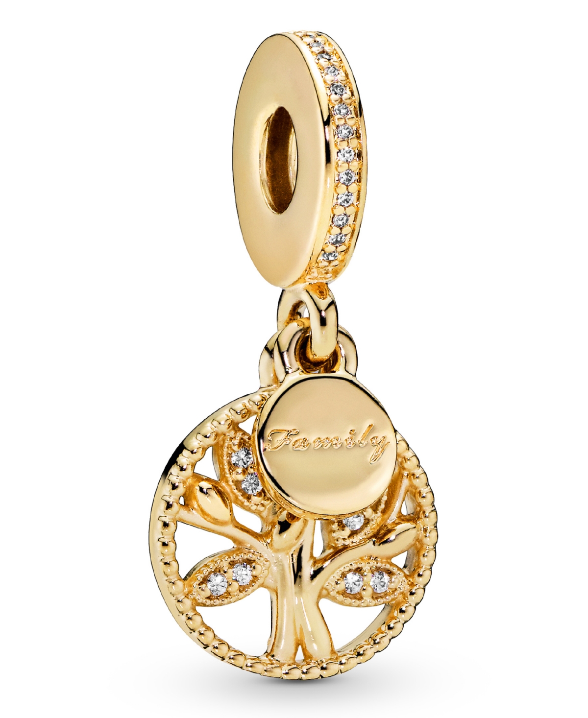 Click here for Pandora Cubic Zirconia Sparkling Family Tree Dangl... prices