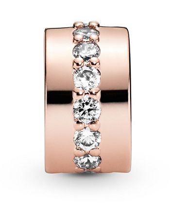 Pandora Cubic Zirconia Sparkling Row Spacer Charm - Macy's