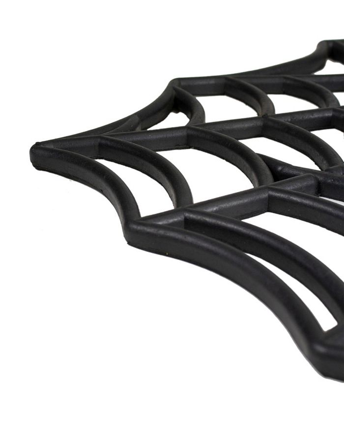 Northlight Spider Web Rectangular Halloween Doormat, 18" x 30" - Macy's