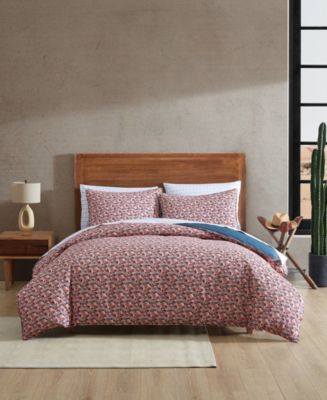 CLOSEOUT! Wrangler Prairie Floral Cotton Reversible Comforter Sets - Macy's