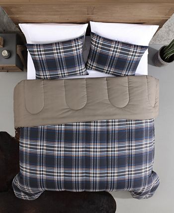 Wrangler City Flats Plaid Reversible 2 Piece Comforter Set, Twin - Macy's