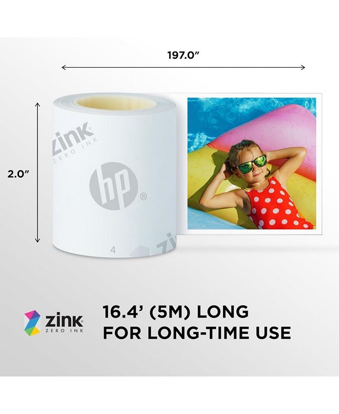 HP Sprocket Panorama 5 Meter Paper Roll, Sticky-Backed Photo Paper Roll ...