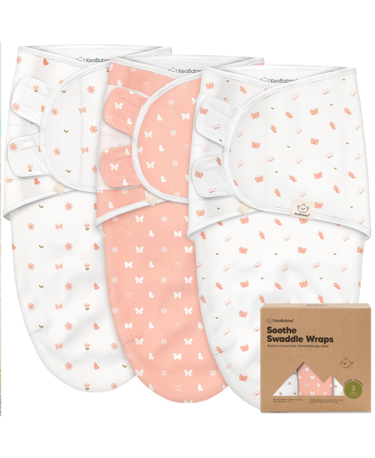Click here for KeaBabies 3pk Soothe Baby Swaddle  Organic Baby Sw... prices