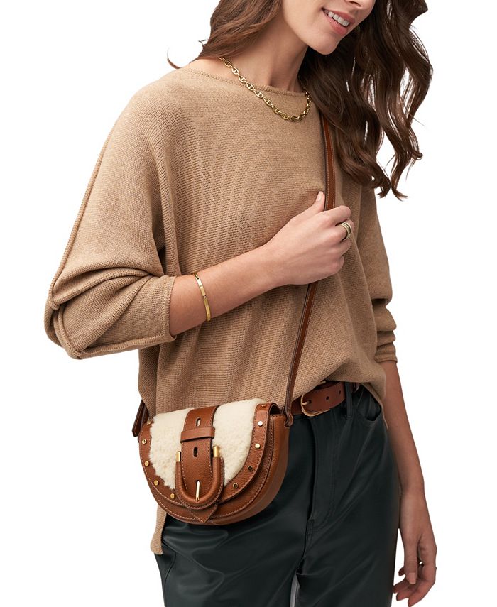 Fossil Harwell Small Flap Crossbody Bag - Macy's