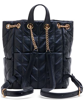 KARL LAGERFELD PARIS Lafyette Small Quilted Leather Backpack - Macy's