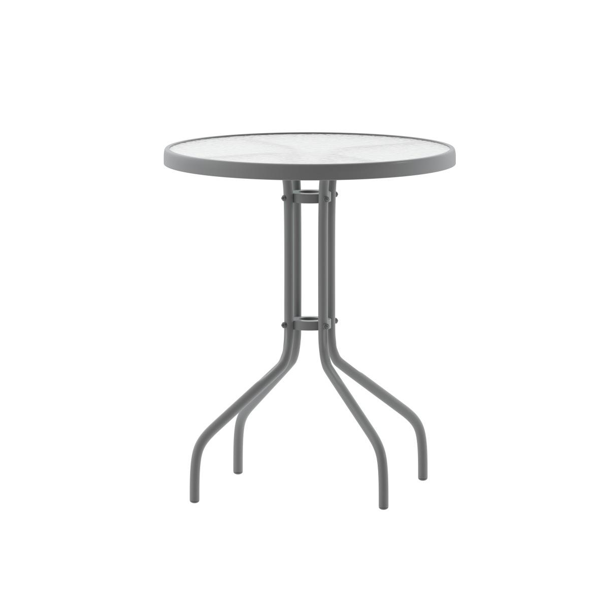 Click here for 23.75 Round Tempered Glass Metal Table With Smooth... prices