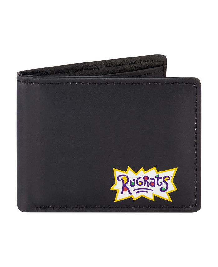 Nickelodeon Men's RUGRATS LOGO Bifold Wallet, Slim Wallet with ...