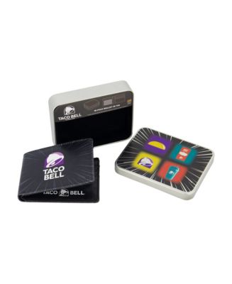 TACO BELL LOGO Bifold Wallet, Slim Wallet with Decorative Tin for Men ...