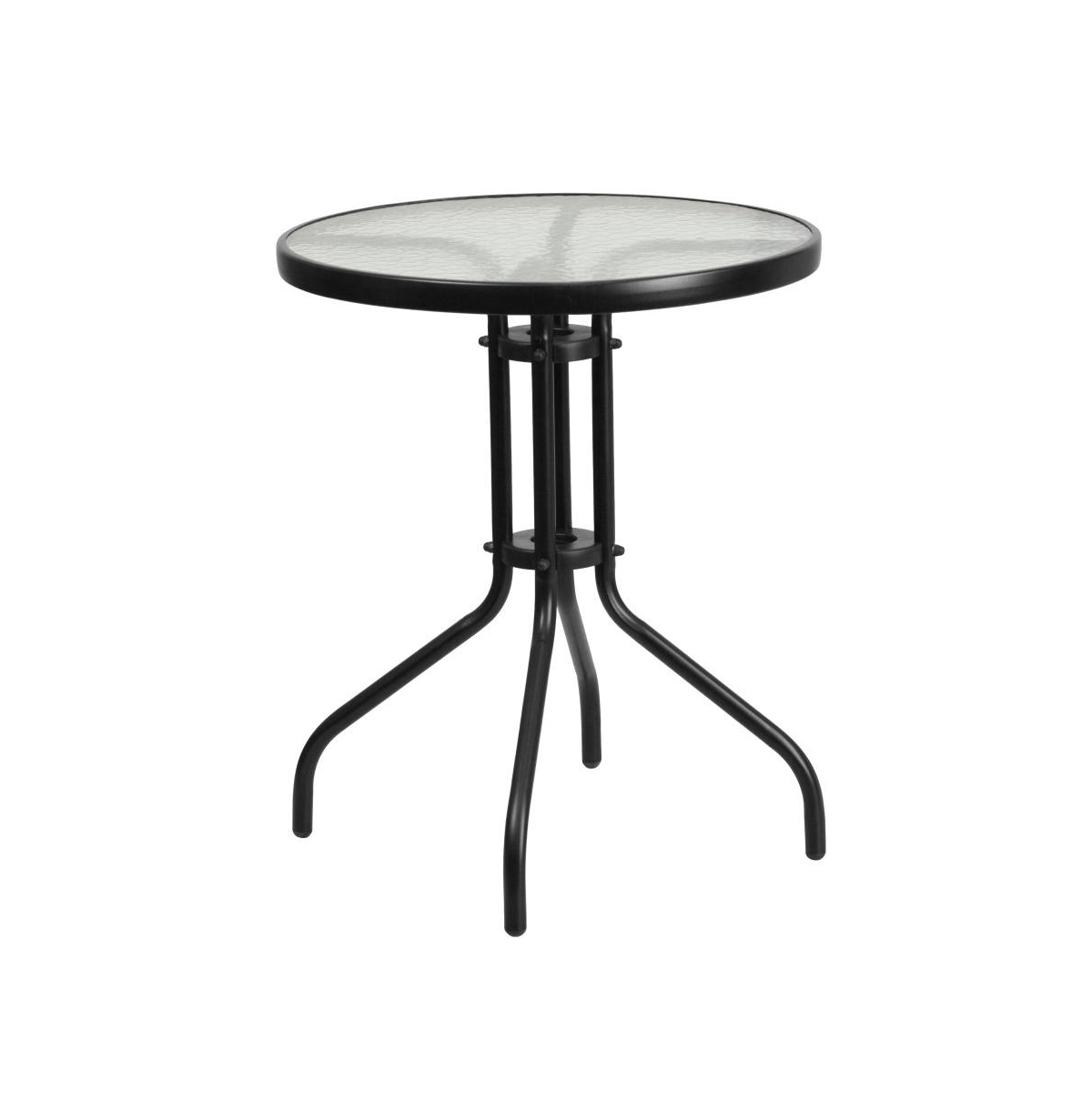 Click here for 23.75 Round Tempered Glass Metal Table With Smooth... prices