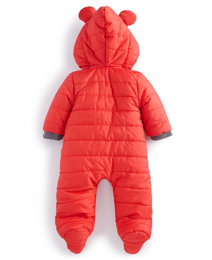 Disney Baby Mickey Mouse Puffer Footed Pram Coverall - Macy's