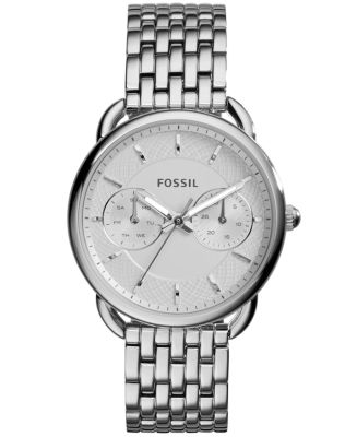 Fossil Women's Tailor Stainless Steel Bracelet Watch 35mm ES3712 - Macy's