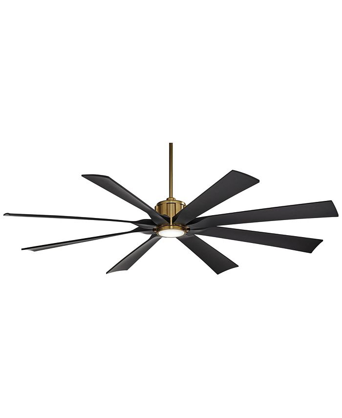 Possini Euro Design 70" Defender Modern Outdoor Ceiling Fan with LED ...