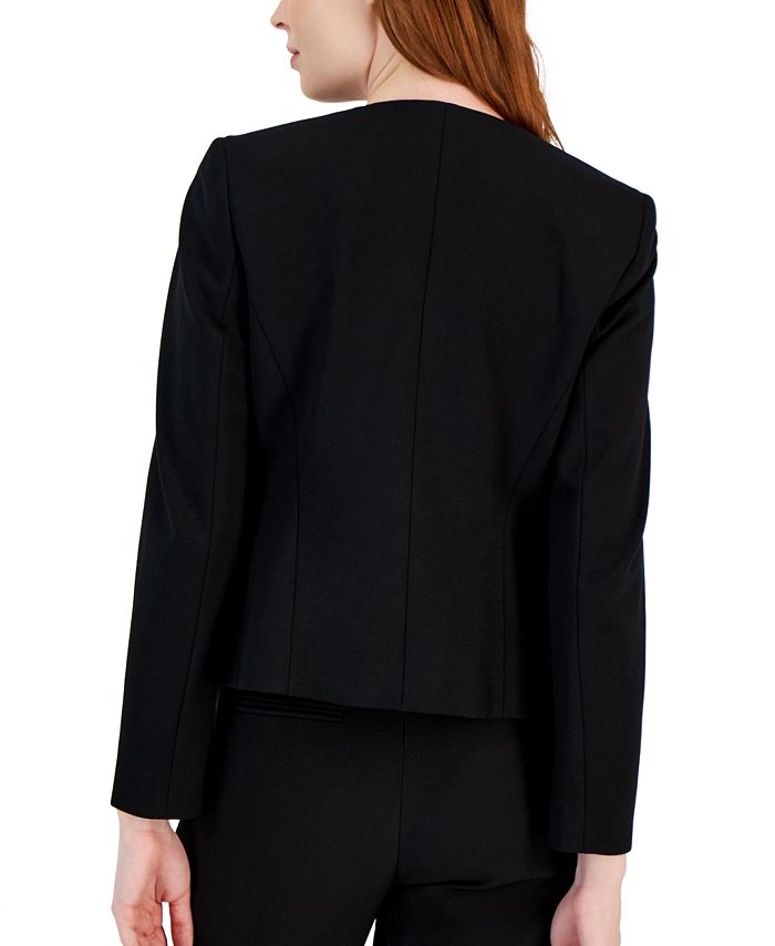 Anne Klein Women's Military-Inspired Compression Jacket - Macy's